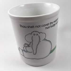 Enesco | Kitchen | Vintage Mug Eli Elephant Bird Harry Gans Coffee ...